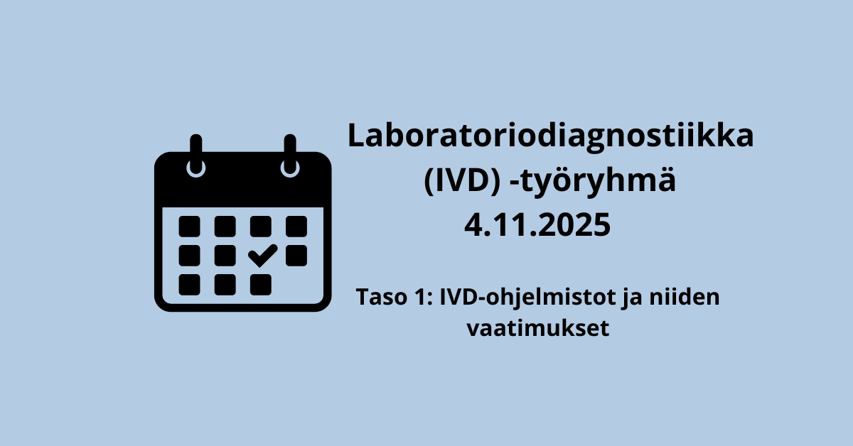 Terveysteknologia ry IVD-työryhmä marraskuu